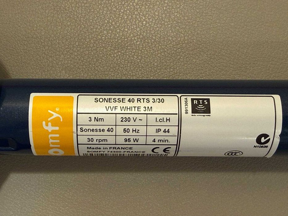 Napęd silnik do rolet Somfy Sonesse 40 RTS 3/30 Warszawa Włochy • OLX.pl