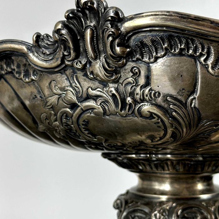 Srebro - Srebrna olbrzymia patera na owoce - próba 800 Sopot Centrum ...