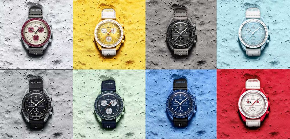 Swatch x Omega MoonSwatch SO33M700,SO33B700,SO33A100,SO33N703L: 19 750 ...