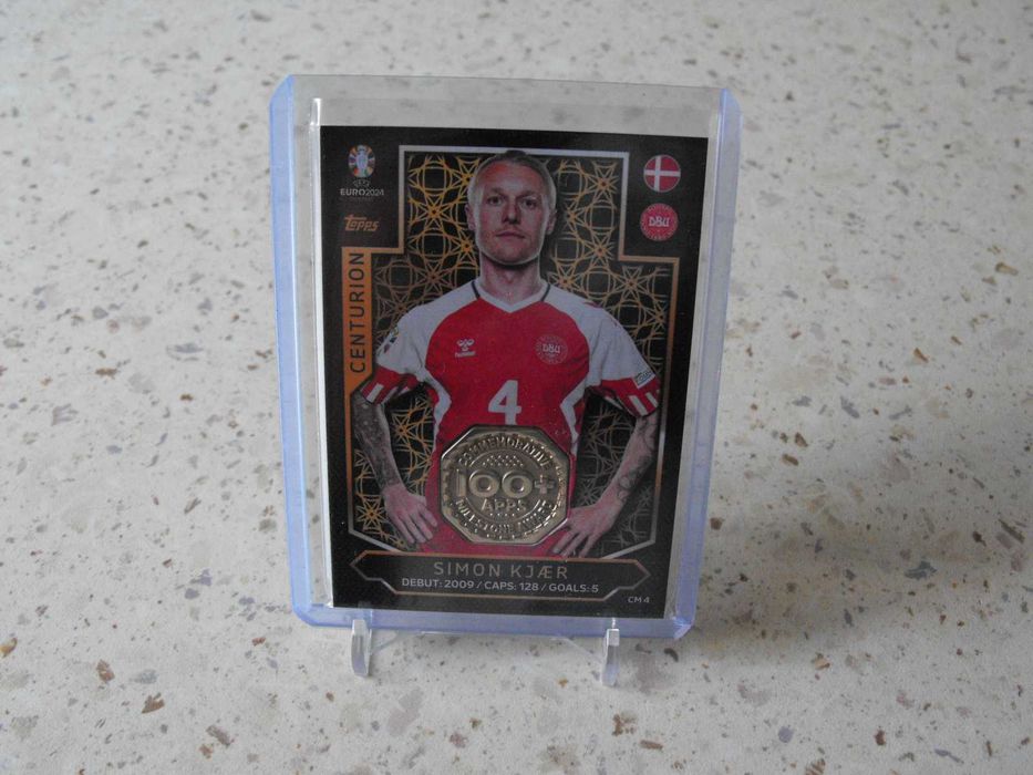 Topps Match Attax Uefa EURO 2024 RELIC CENTURION Simon Kjaer / CM4 ...