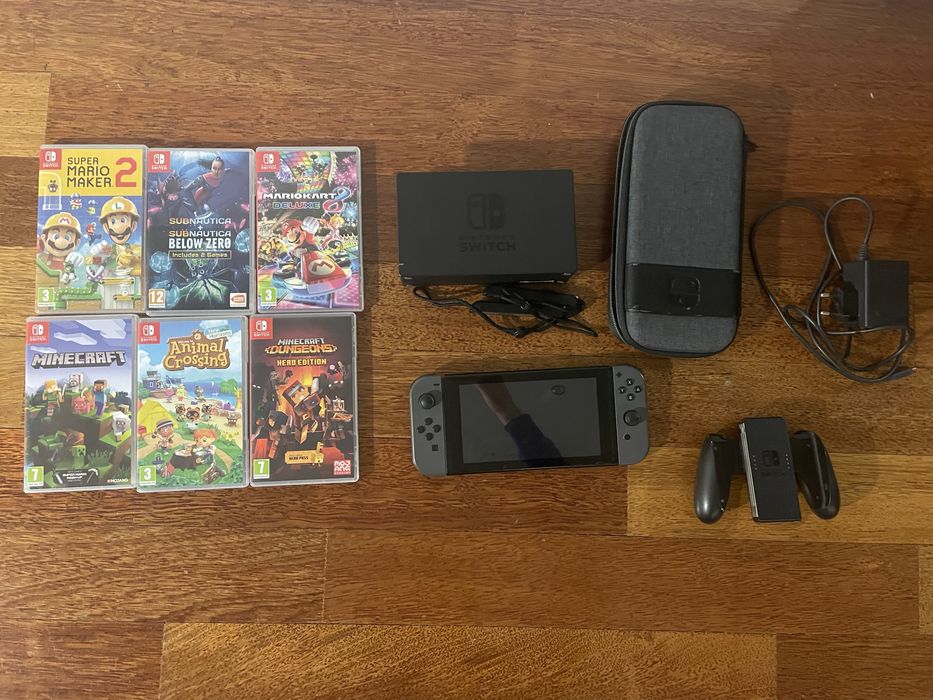 Nintendo Switch + 6 gier Warszawa Bielany • OLX.pl