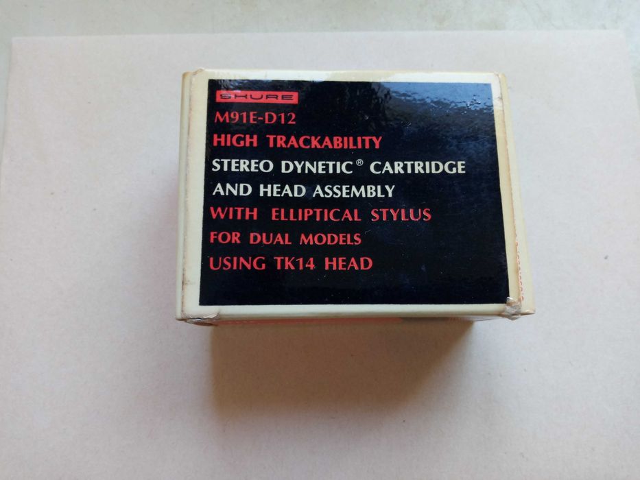 Картридж (Головка звукоснимателя) SHURE M91E-D12: 5 500 грн ...