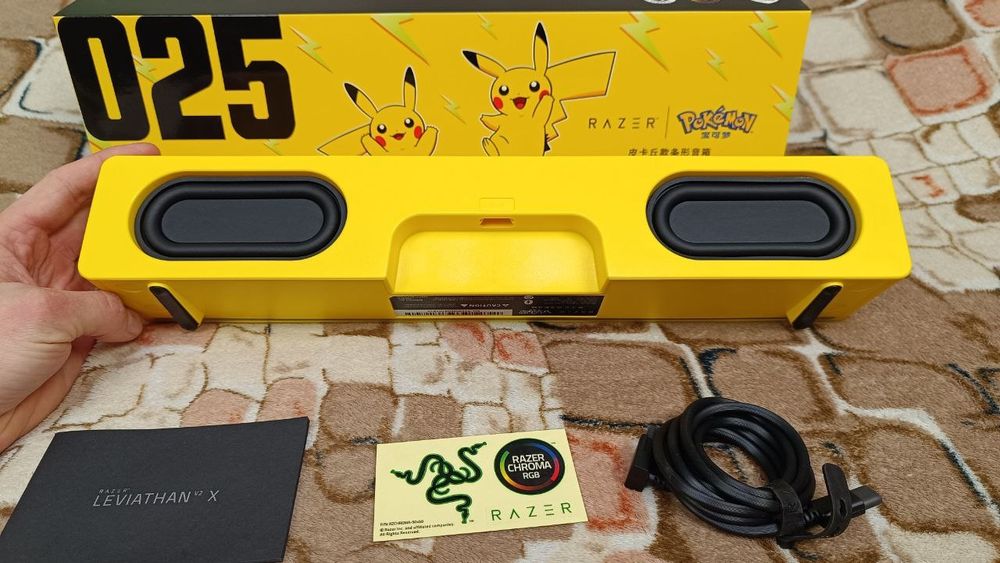 Игровой Саундбар RAZER Leviathan V2 X Pokemon Pikachu limited edition ...