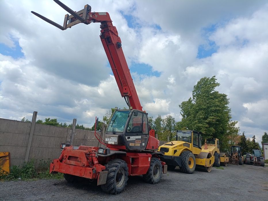 Manitou mrt 2150 ładowarka teleskopowa obrotowa merlo roto 2440 ...