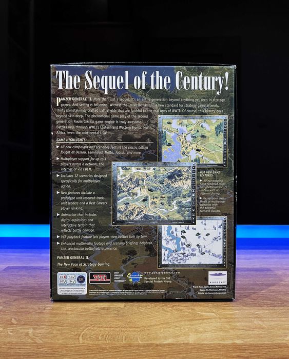 Panzer General II (PC EN 1997) BIG BOX angielskie premierowe wydanie ...