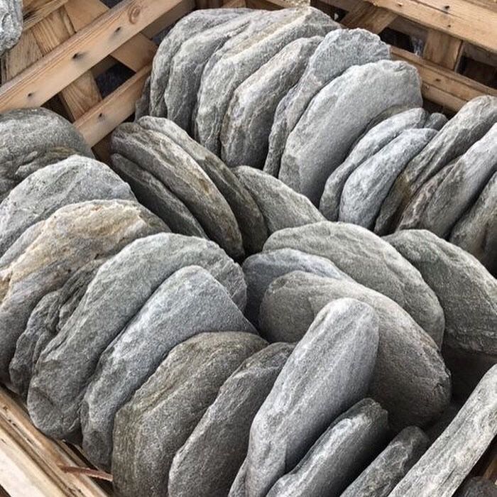 Stepy Kamienne Płyty Kamienne Deptakowe Kamień do Oczko Wodne Łupek ...