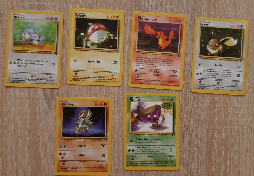 Cartas de Pokemon Team Rocket Ponte De Sor, Tramaga E Vale De Açor ...