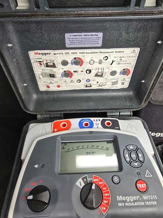 Miernik Megger MIT 515 Tester rezystancji izolacji 5 kV faktura Rybnik ...