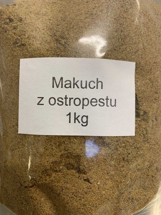 Makuch z ostropestu po tłoczeniu oleju na zimno, mielony - 5kg Sieradz ...