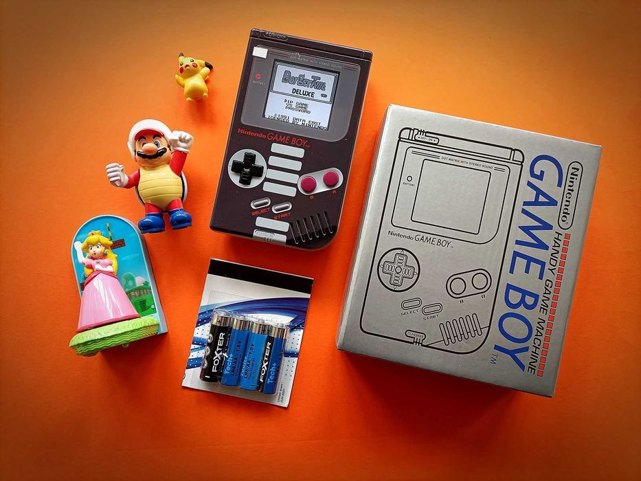 Game Boy Classic EKRAN IPS V5 PRO (36 kolorów) NES EDITION SHELL BOX ...