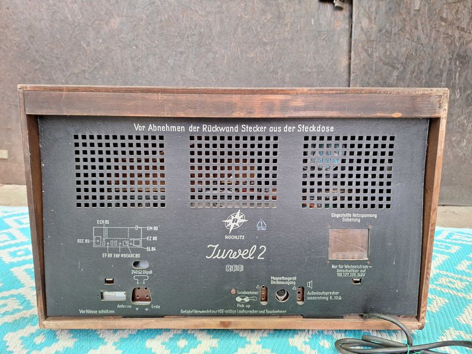 Stary 1957r. Radioodbiornik Juwel 2 /DDR / Działa WYSYŁAM Olx Lutol ...