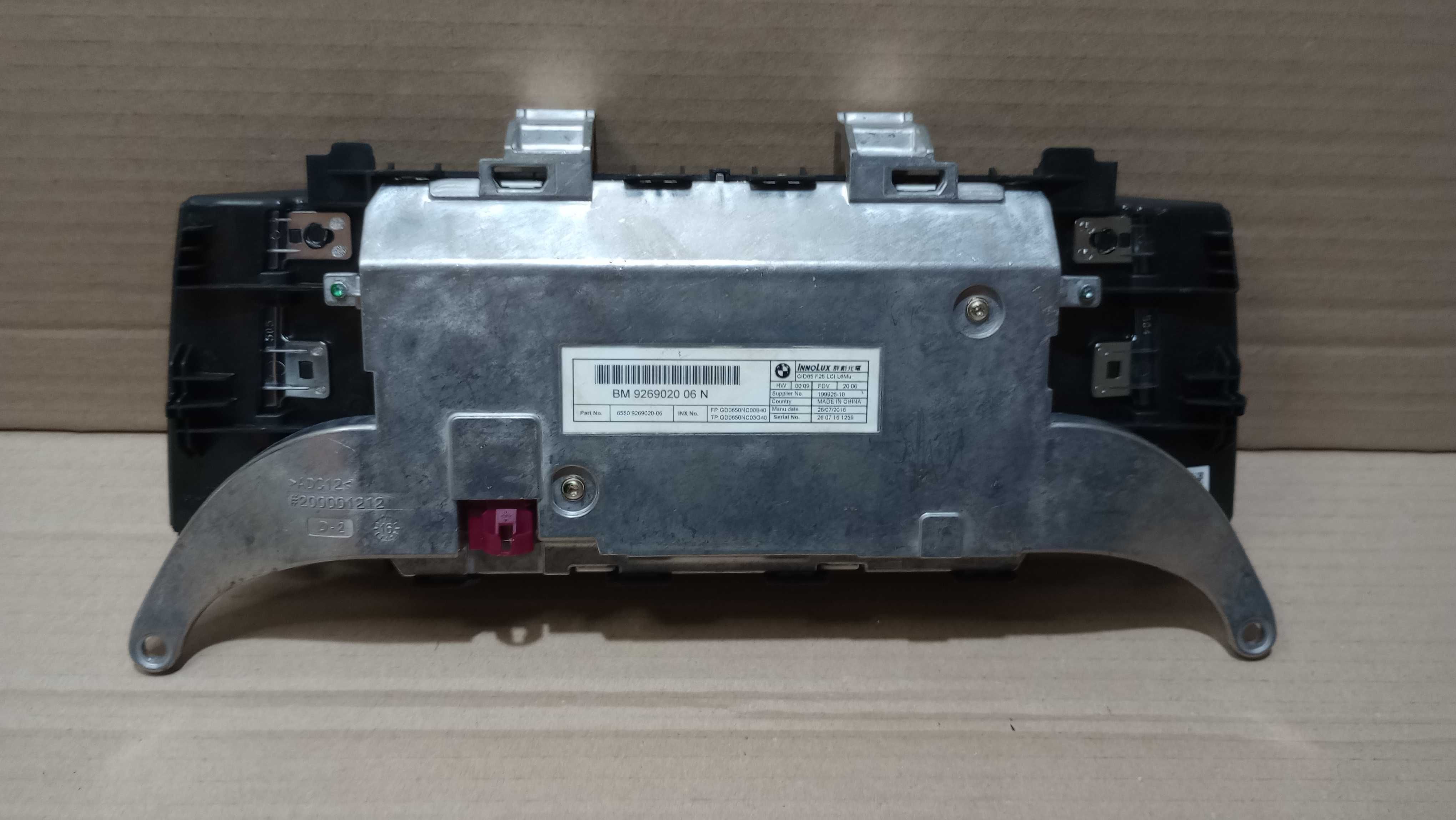 Bmw F25 F26 X3 X4 Wyswietlacz nawigacji Lcd CID Ekran Monitor Legnica ... Bmw F25 F26 X3 X4 Wyswietlacz nawigacji Lcd CID Ekran Monitor Legnica ...