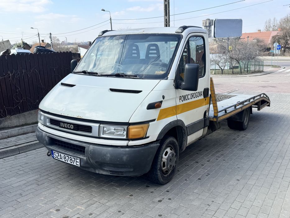 Autolaweta iveco daily 2.8d auto laweta Białystok Bema • OLX.pl