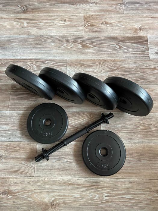 Гантелі розбірні 2 х 25 кг гантели разборные композитные 25 кг: 1 499 ...