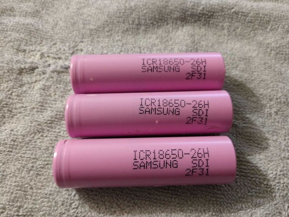 Оригінальні АКБ Li-Ion Samsung 18650 2200mAh 3,7V 4,2V: 55 грн ...