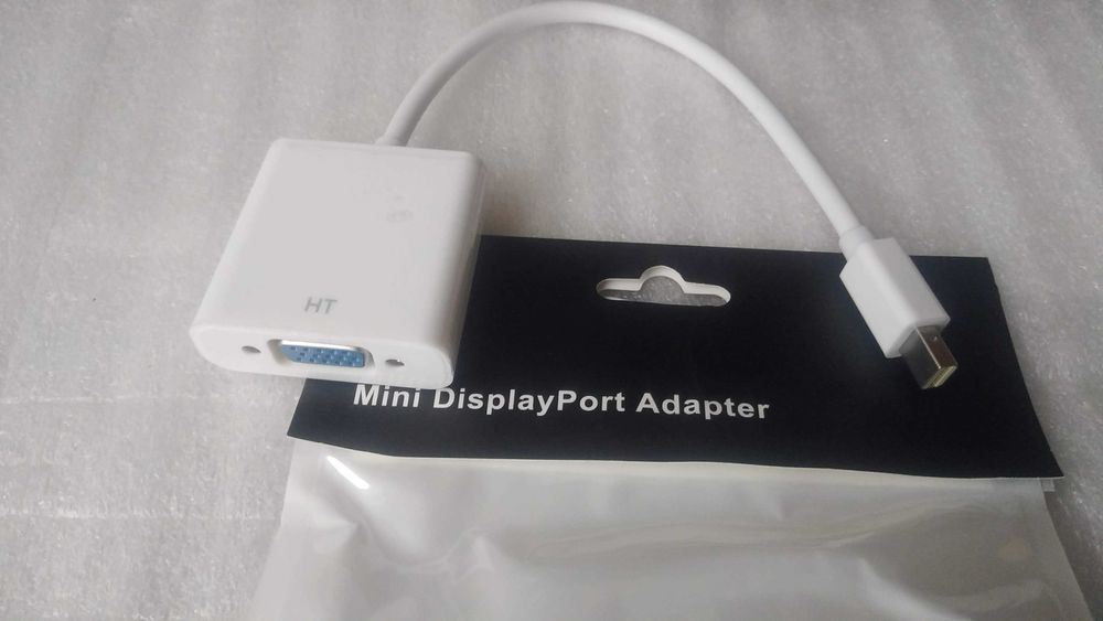 Конвертер DVI-D/HDMI/DP-VGA адаптер-перехідник для відеокарт, активний ...