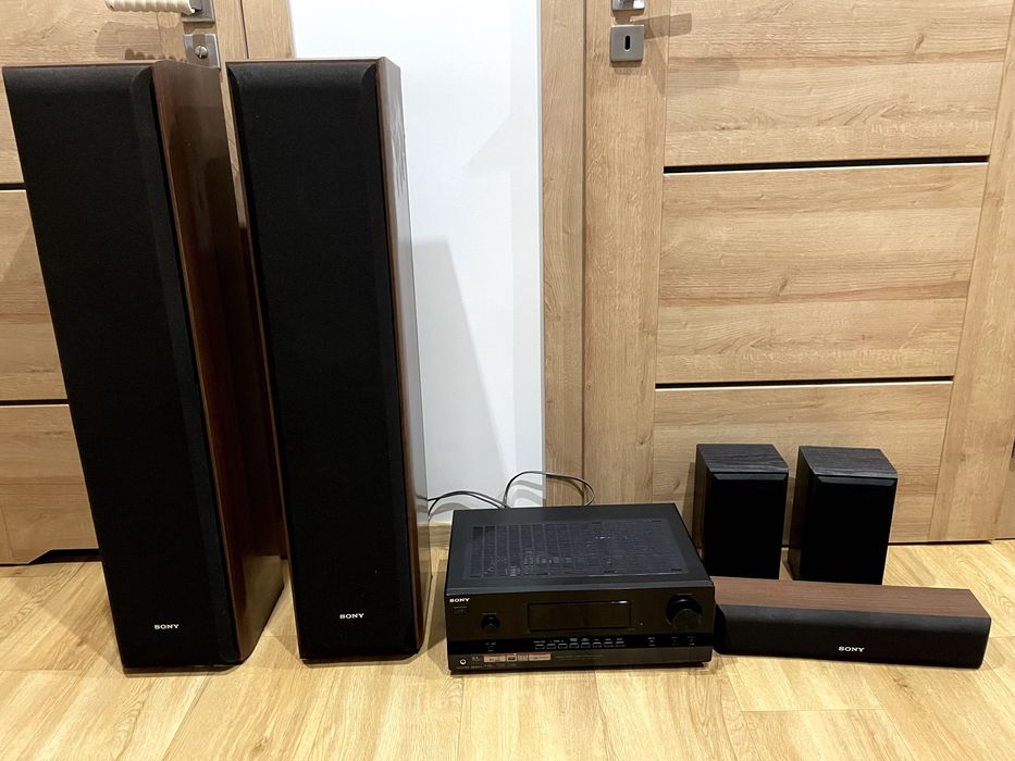 Zestaw kina domowego - Sony STR‑DH500 SS‑F6000P SS‑CN3000P Amtech 5.0 ...