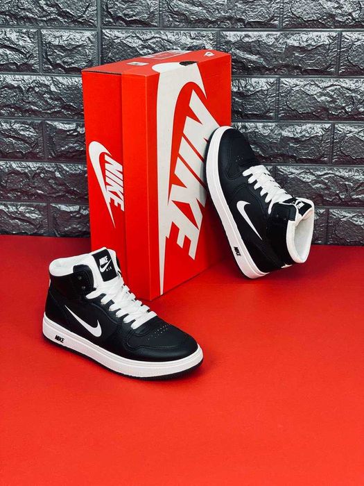 Кросівки чоловічі Nike хайтопи Натуральна Шкіра! Кроссовки Найк 35-45: ...