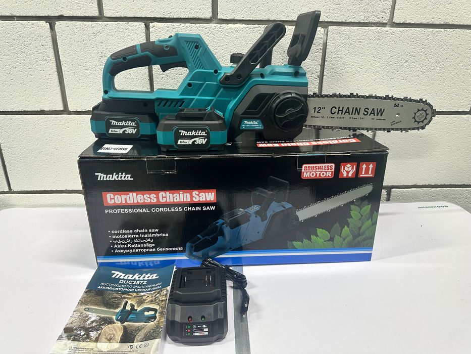 Акція до середи! Акумуляторна пила Makita duc 357Z 36в6ампер шина 30см ...