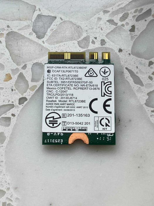 Karta Wi-Fi + Bluetooth Realtek RTL8723BE – oryginalna Olsztyn • OLX.pl