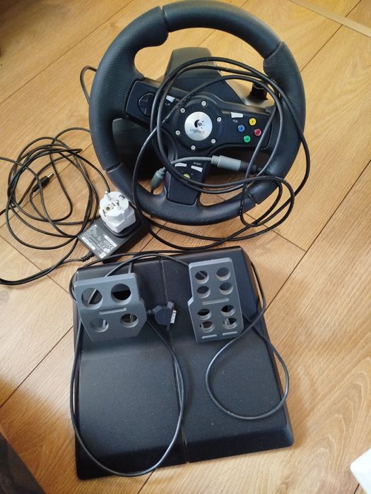 Kierownica Logitech DriveFX Axial Feedback Wheels Xbox 360. Wrocław ...