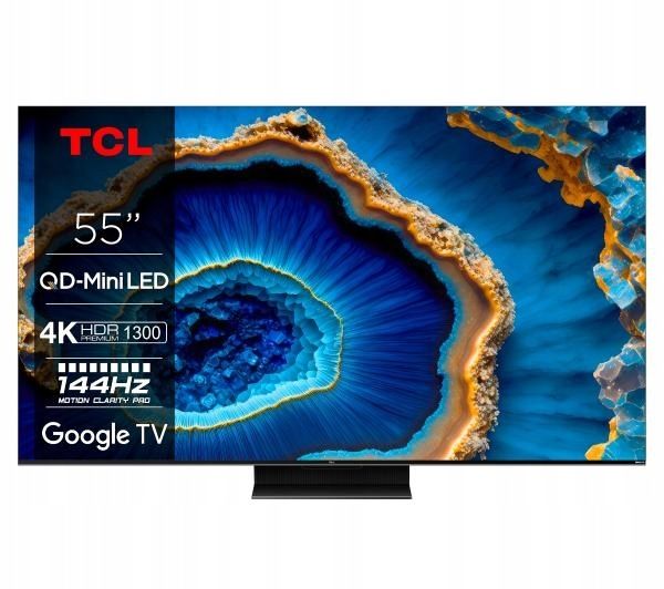 Telewizor TCL 55C805 MiniLED 4K QLED Google TV 144Hz DOLBY HDMI 2.1 ...