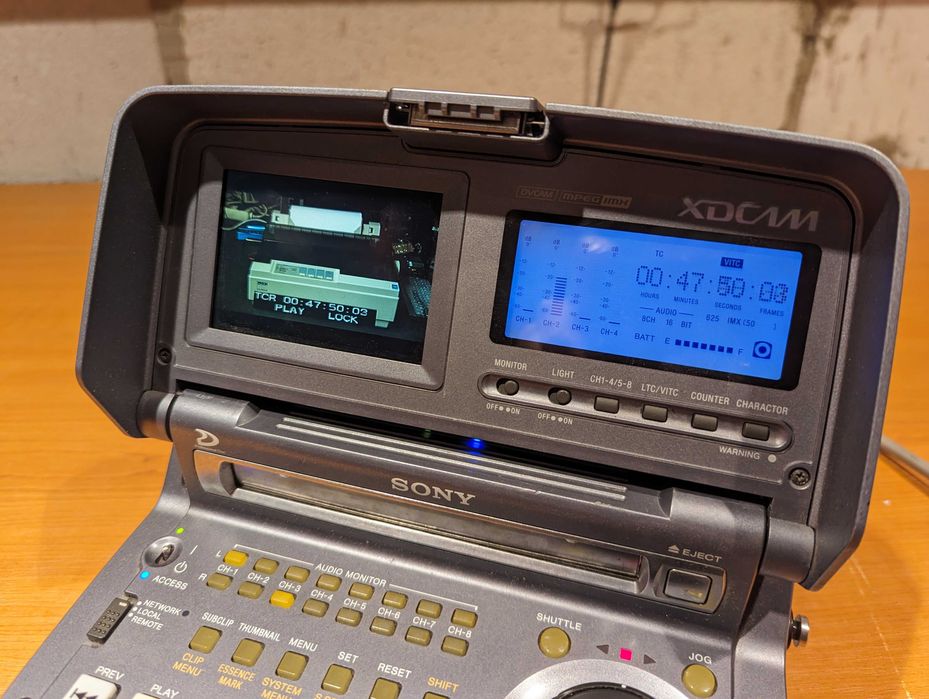 Портативна дека Sony PDW-V1 XDCAM - Professional Disc field viewer: 12 ...