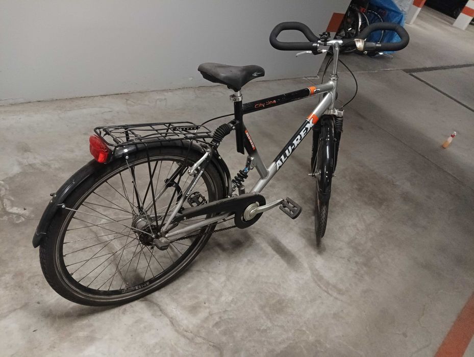 Rower miejski Prophete Alu Rex rama 22 cale 28 czarny Toruń • OLX.pl