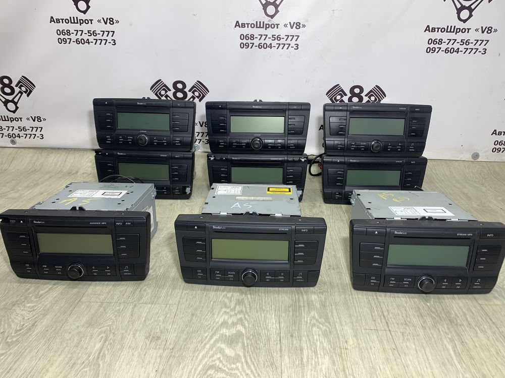 Магнітола радіо CD Skoda Oktavia A5 Шкода А5: 500 грн. - Магнітоли ...