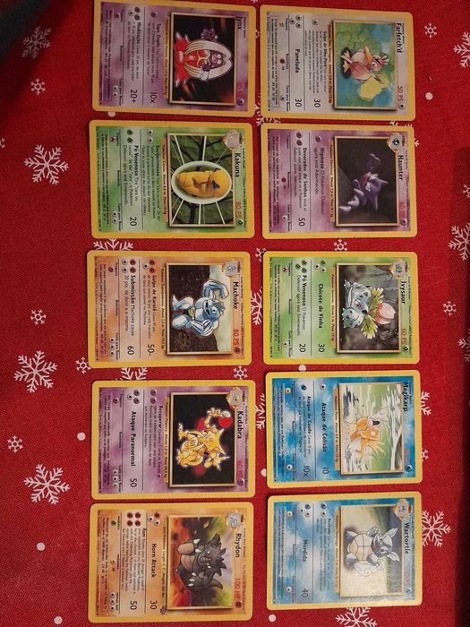 Cartas Pokemon Base Set Jungle incomuns S o Domingos De Benfica