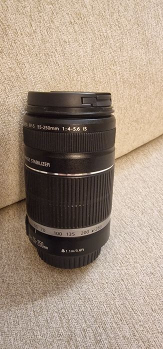 Objectiva Canon 55-250 mm Covilhã E Canhoso • OLX.pt