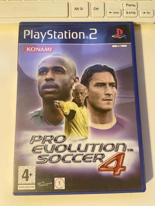 Pro Evolution Soccer 4 - PS2 Benfica • OLX Portugal
