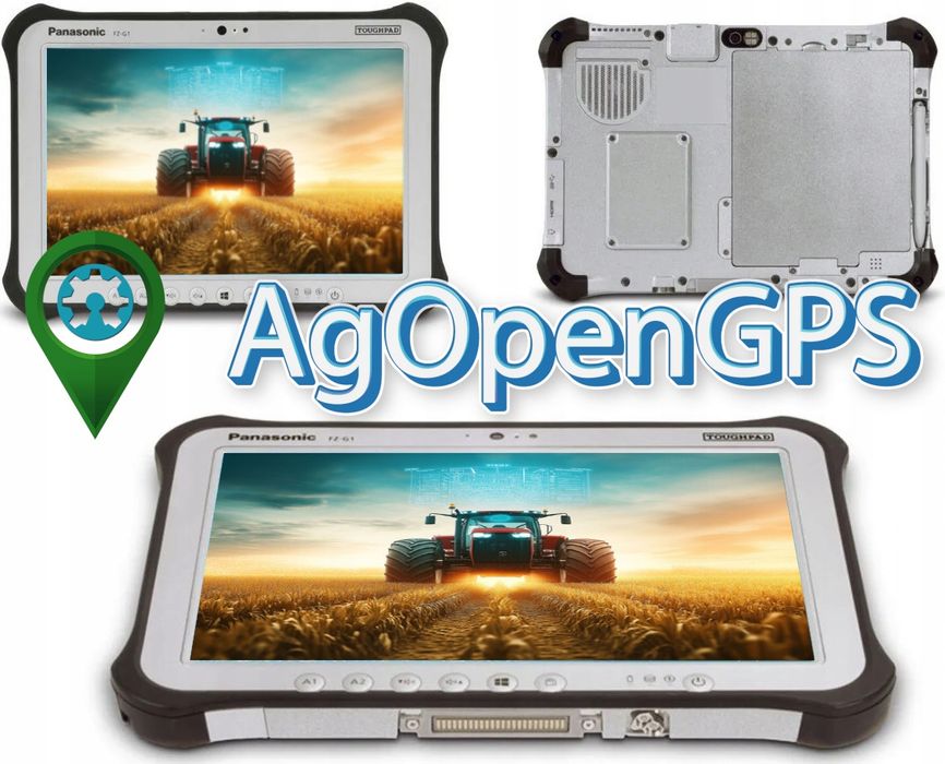 AgOpenGPS Tablet Panasonic FZ-G1 8GB 256 SSD +LAN nawigacji rolniczej ...
