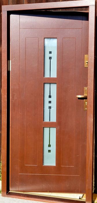 Drzwi drewniane zewnętrzne Kolbuszowa • OLX.pl