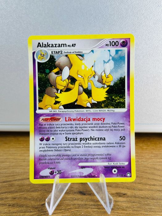 Alakazam HOLO 2/123 - Diament i Perła Tajemne Skarby Polska Karta ...
