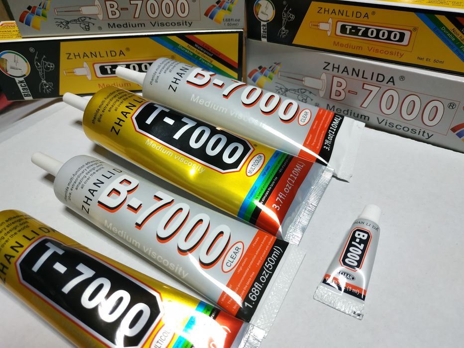 Клей B-7000, 3ml, 15ml, 25ml, 50ml, 110ml, T-7000, ZHANLIDA, для тачс: 12 грн. - Хозяйственный ...