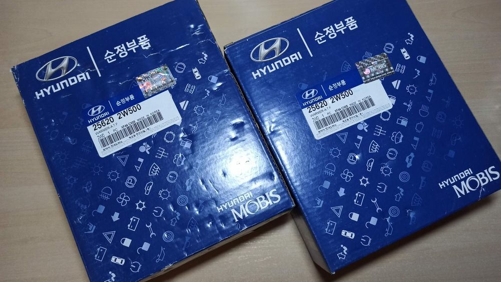 Теплообменник, масляный радиатор АКПП Hyundai 25610-F2000 25620-2W500 ...