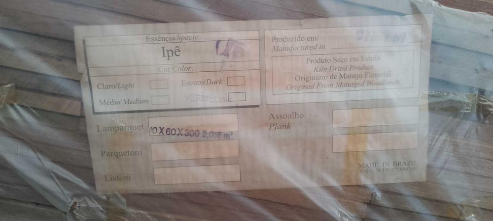 Taco parquet em IPE Mira • OLX Portugal