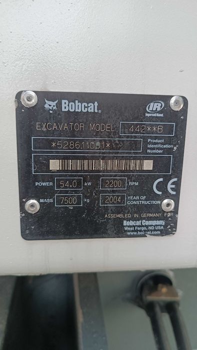 Minikoparka BOBCAT 442 / 7,5T / TEREX TC 48 75 KOMATSU PC 75 CAT Sułów ...