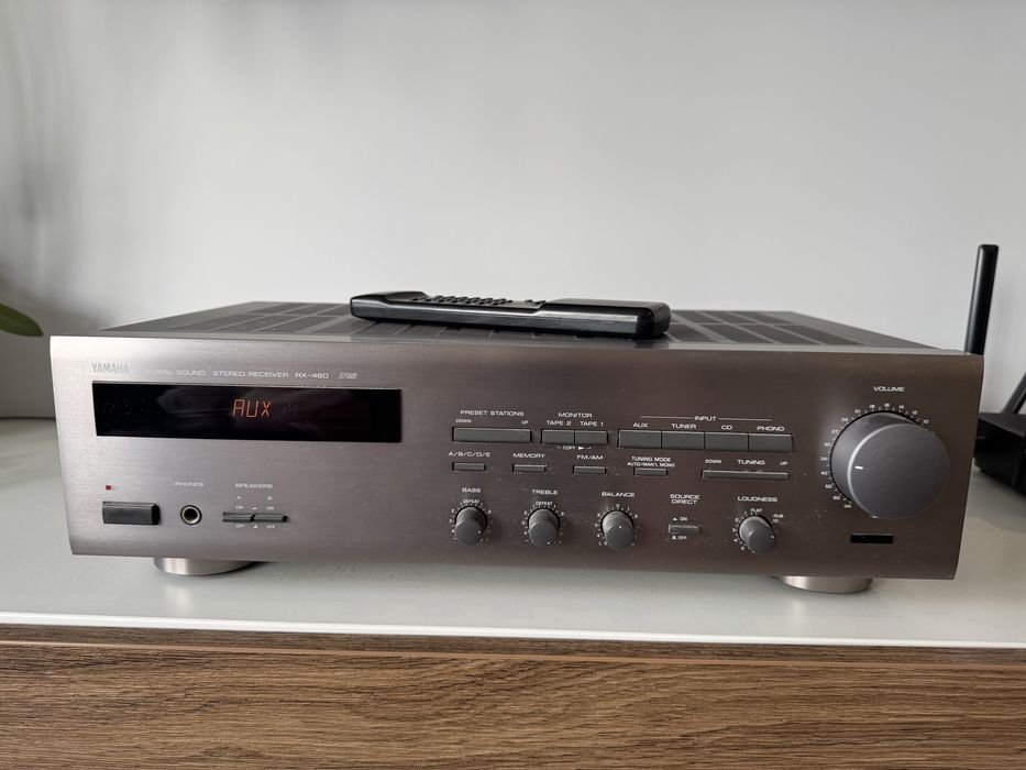 Wzmacniacz radio amplituner Yamaha RX-460 Pilot Stebrny Poznań ...