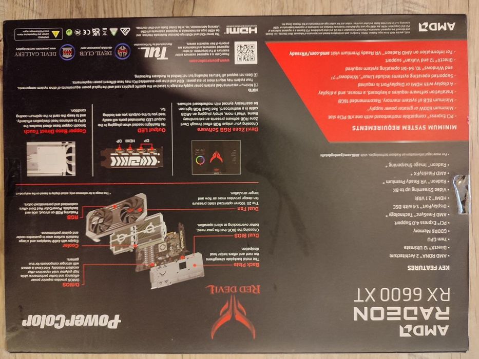 Power Color Red Devil AMD Radeon RX6600XT 8Gb: 7 500 грн ...