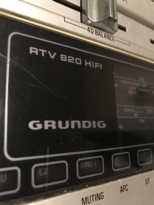 Stare radio - Grundig RTV 820 HiFi - Stary amplituner - Płaszczak Wilkszyn • OLX.pl
