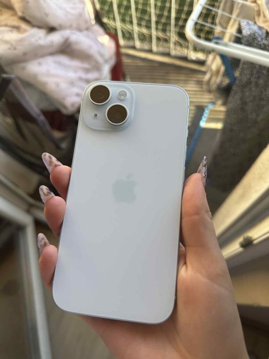 IPhone 15 light blue Kraków Mistrzejowice • OLX.pl