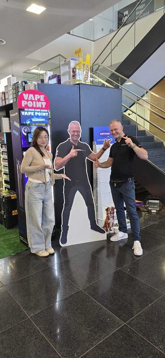 HUMAN STAND, Postać reklamowa ze zdjęcia - stojąca - Odporny na Deszcz ...