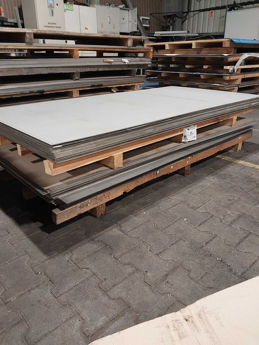 Blacha kwasoodporna, nierdzewna 5,0x1000x2000 gat. 1.4404/316 BYTOM ...
