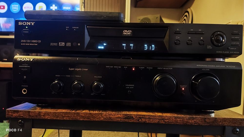 Wzmacniacz sony FE 310R i cd,dvd NS 300 Szałsza • OLX.pl