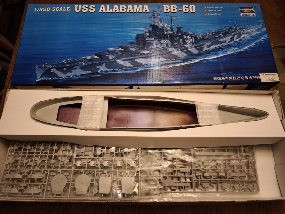 Model do sklejania Trumpeter 05307 Pancernik USS Alabama BB-60 model 1 ...