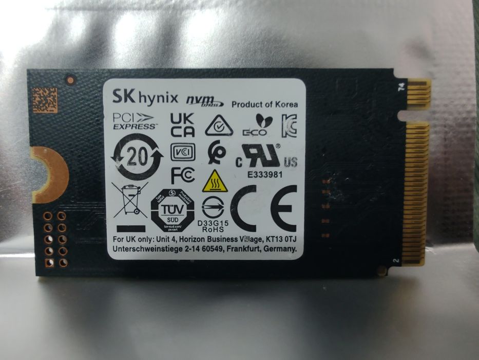 SSD SK hynix BC711 Pyrite 256GB M.2 2242 PCIE Gen3 x4 NVME: 1 100 грн ...