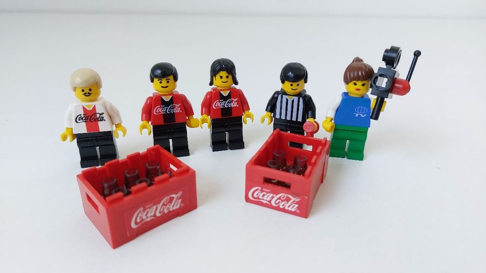 Klocki lego piłkarze lego soccer coca-cola lego sędzia minifigurka ...