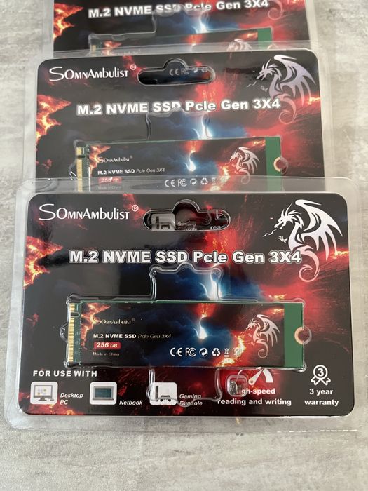 Новий SSD 256 ГБ NVMe M.2 Gen3 x4, формат 2230 + 2280: 535 грн ...